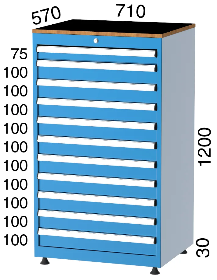 F Series Industrial WorkShop Storage Cabinets | Actiwork